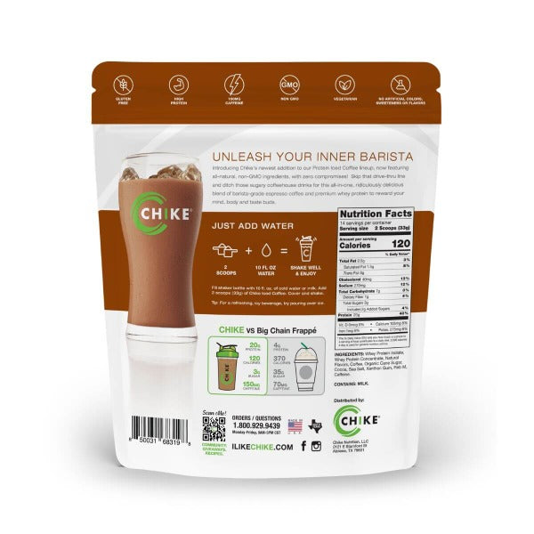 Natural Caffè Mocha High Protein Iced Coffee - Chike Nutrition