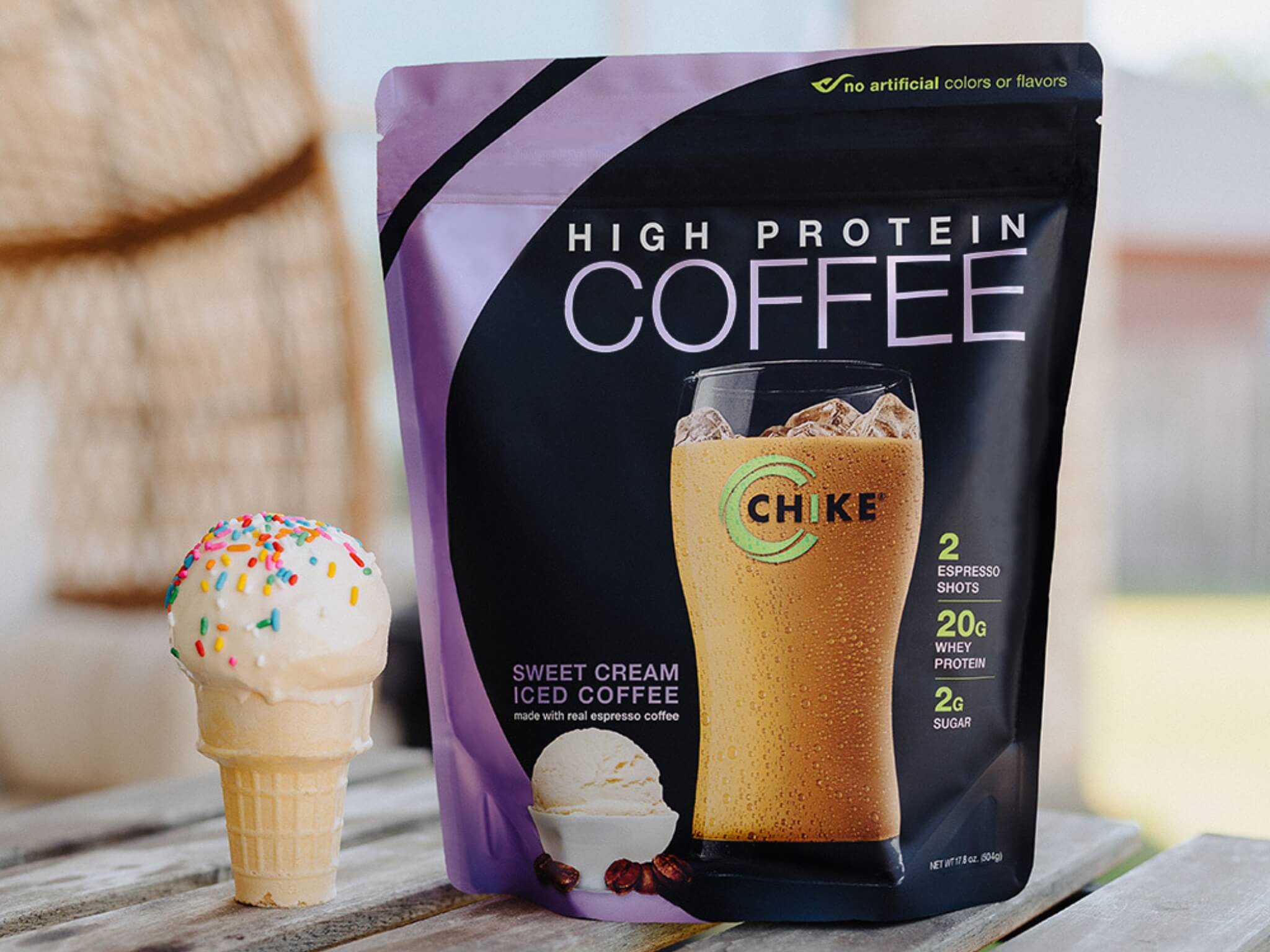 Sweet Cream High Protein Iced Coffee - Chike Nutrition