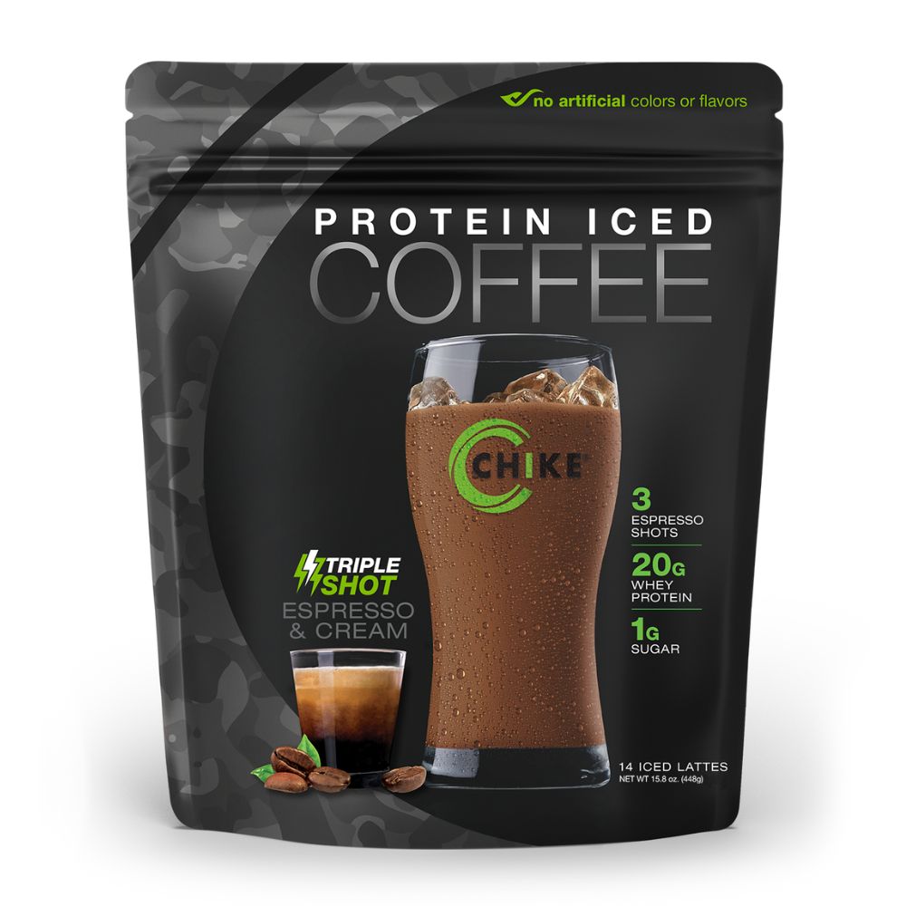 Triple Shot Espresso & Cream High Protein Iced Coffee - Chike Nutrition